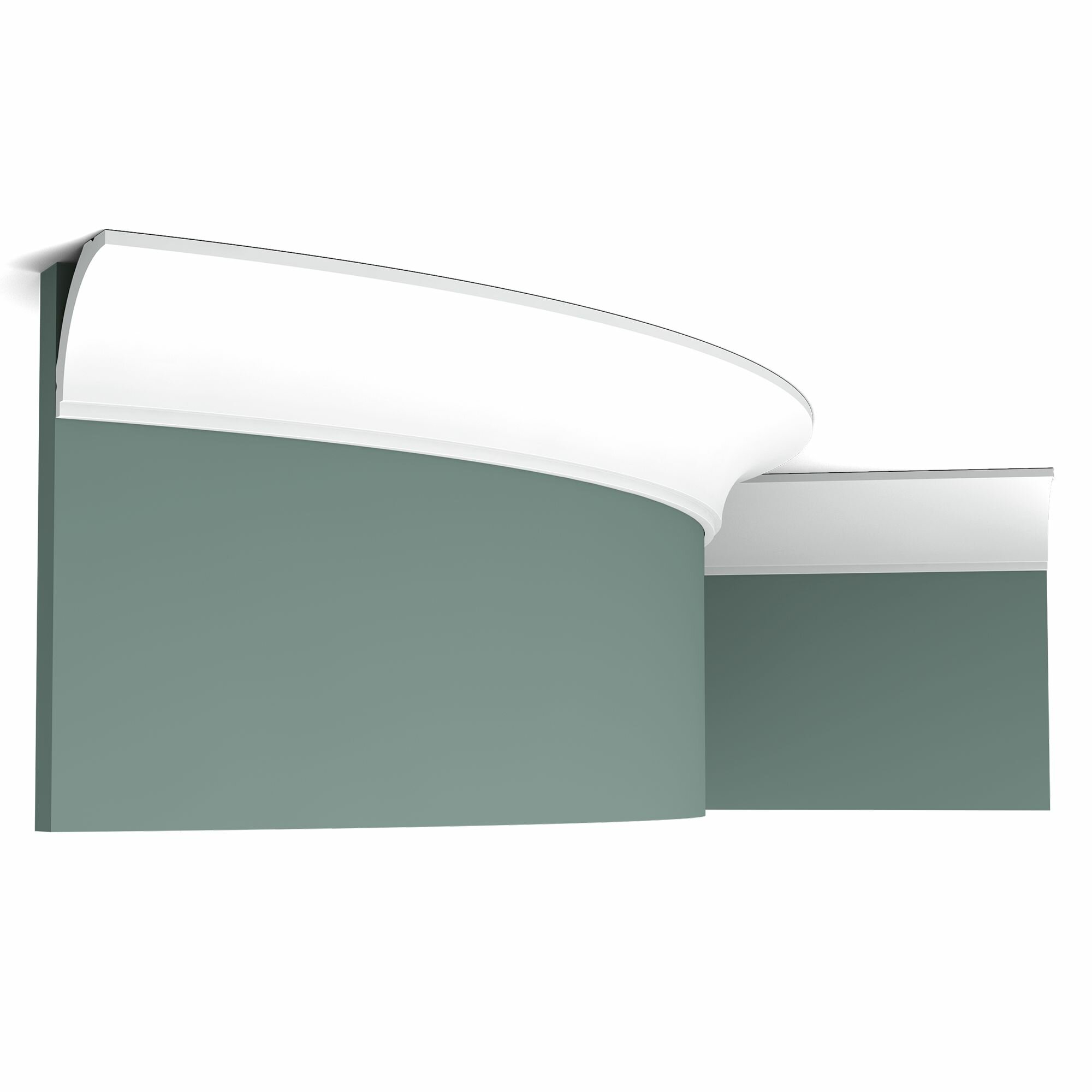 Карниз гибкий из дюрополимера Orac Decor CX109F (44*44*2000мм)