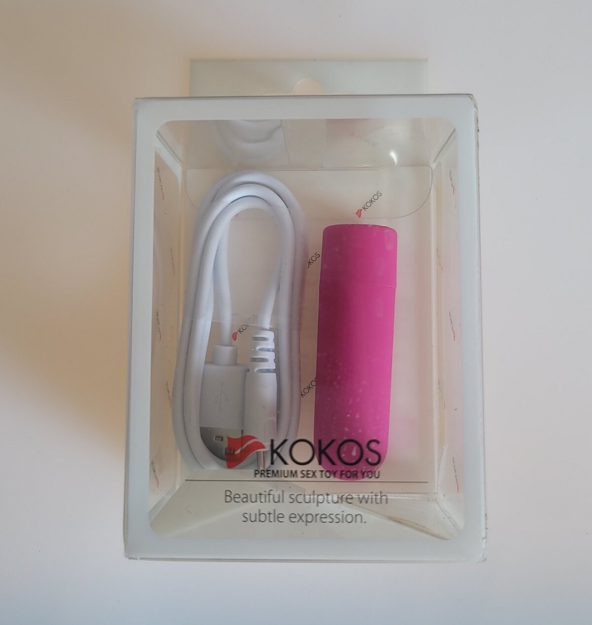 Вибропуля Kokos KOKOVIBE, перезаряжаемая, 10 режимов, ABS-пластик, розовая