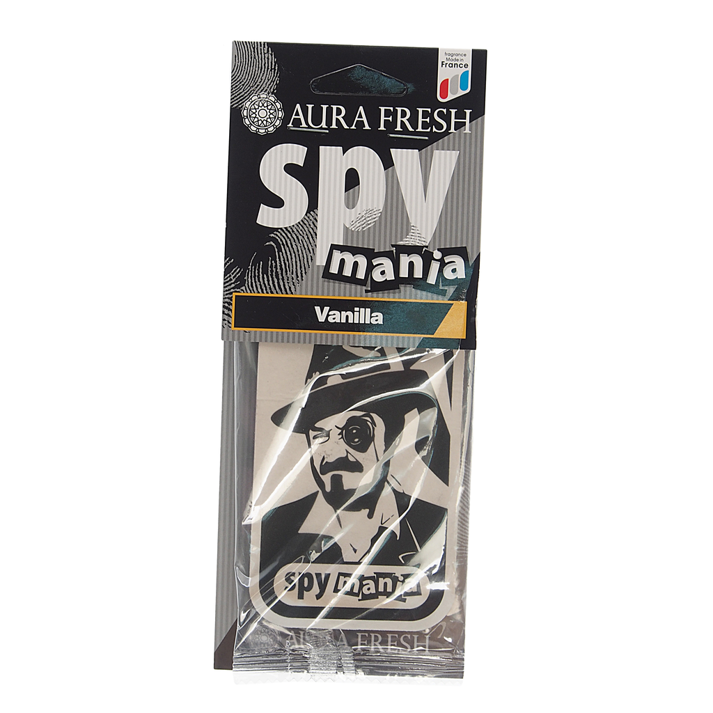 Ароматизатор подвесной картонный (vanilla) Spy Mania AURA FRESH