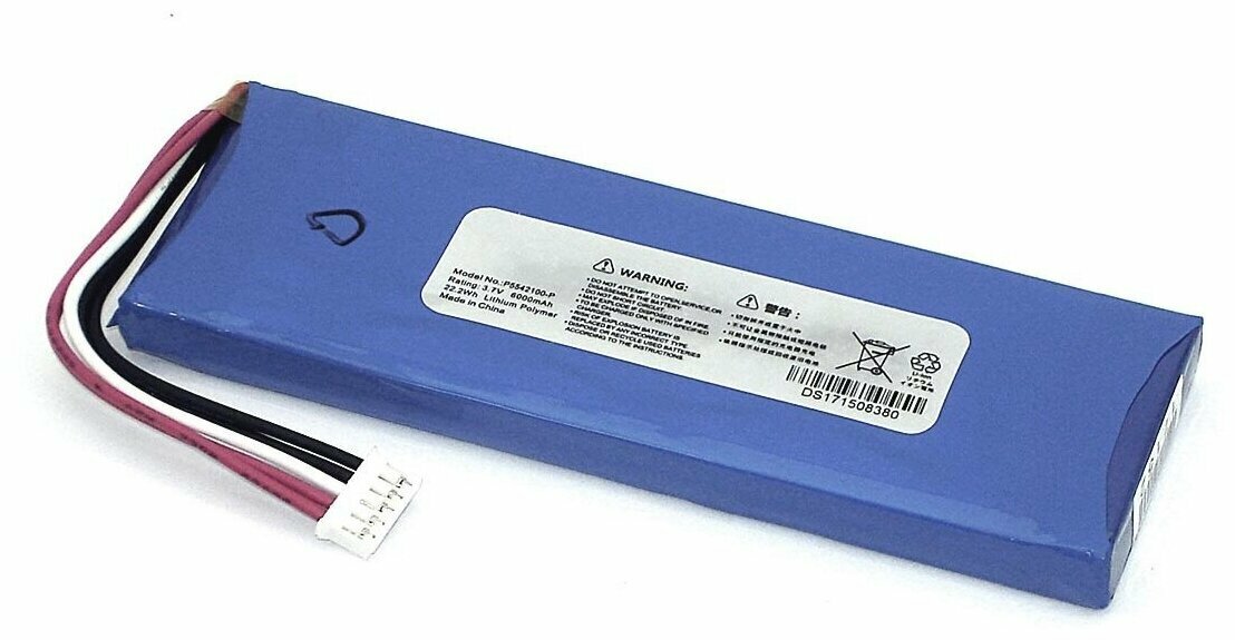 Аккумулятор для акустики JBL Pulse 3, P5542100-P, 3.7V, 6000mAh, код 077701