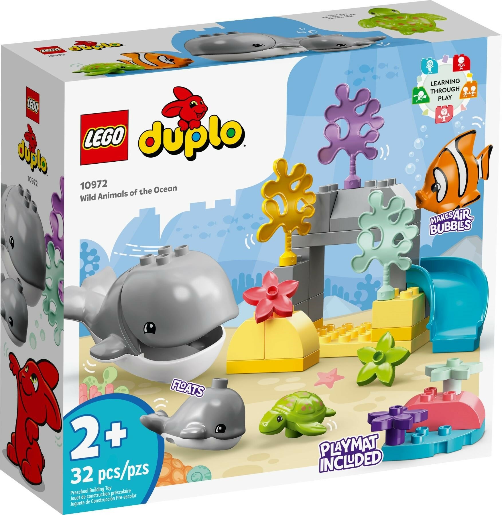 Конструктор LEGO DUPLO 10972 Обитатели океана, 32 дет.
