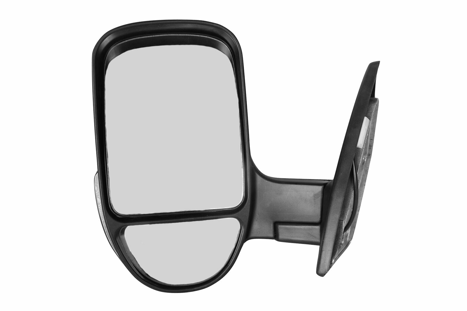 Зеркало боковое ГАЗ-3302 LUX, левое, повторитель, ABS-пластик, белое