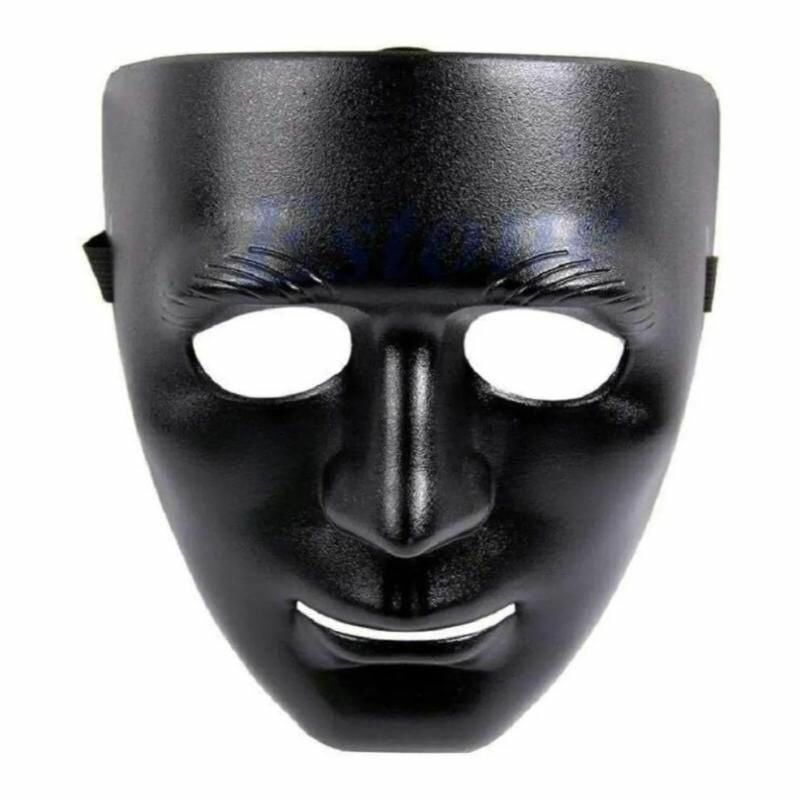 Маска карнавальная "Мима", ABS-пластик, черная, универсальный размер