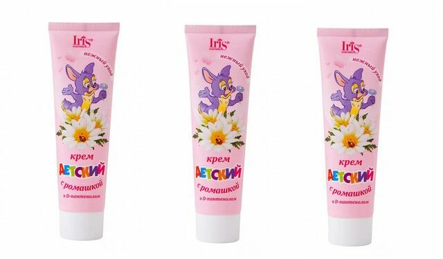 Iris природная аптека Крем Детский с ромашкой и витаминами туба 100мл, 3 уп