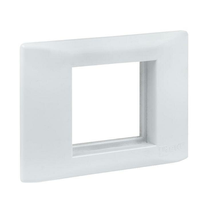 Рамка+суппорт на 2 мод. (1 пост) для парапетного кабельного канала C-Line, EKF SUP-2-105-50 (1 шт.)