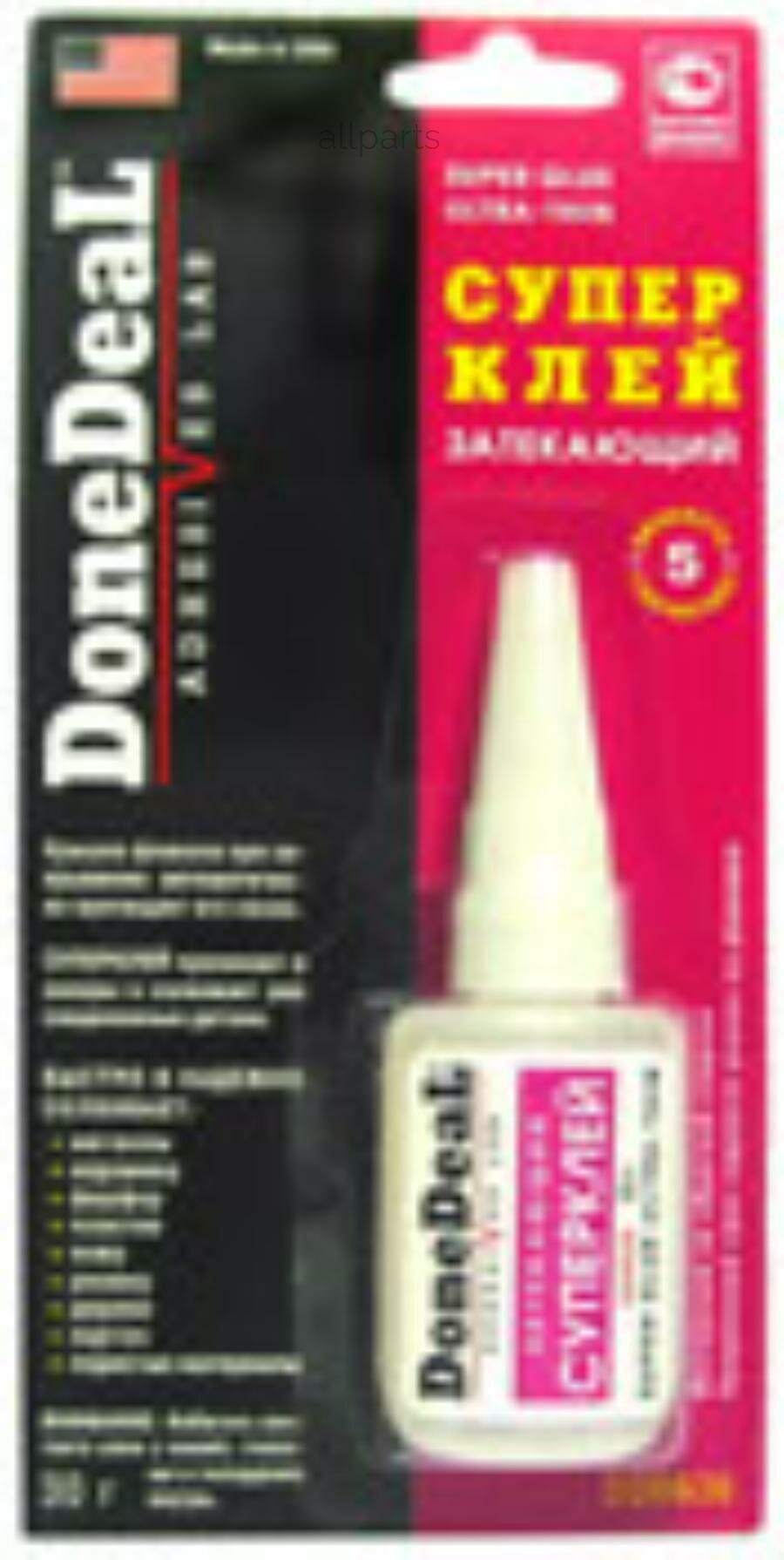 DONEDEAL DD6636 Клей Супер затекающий 30 г DoneDeal DD6636 DoneDeal DD6636