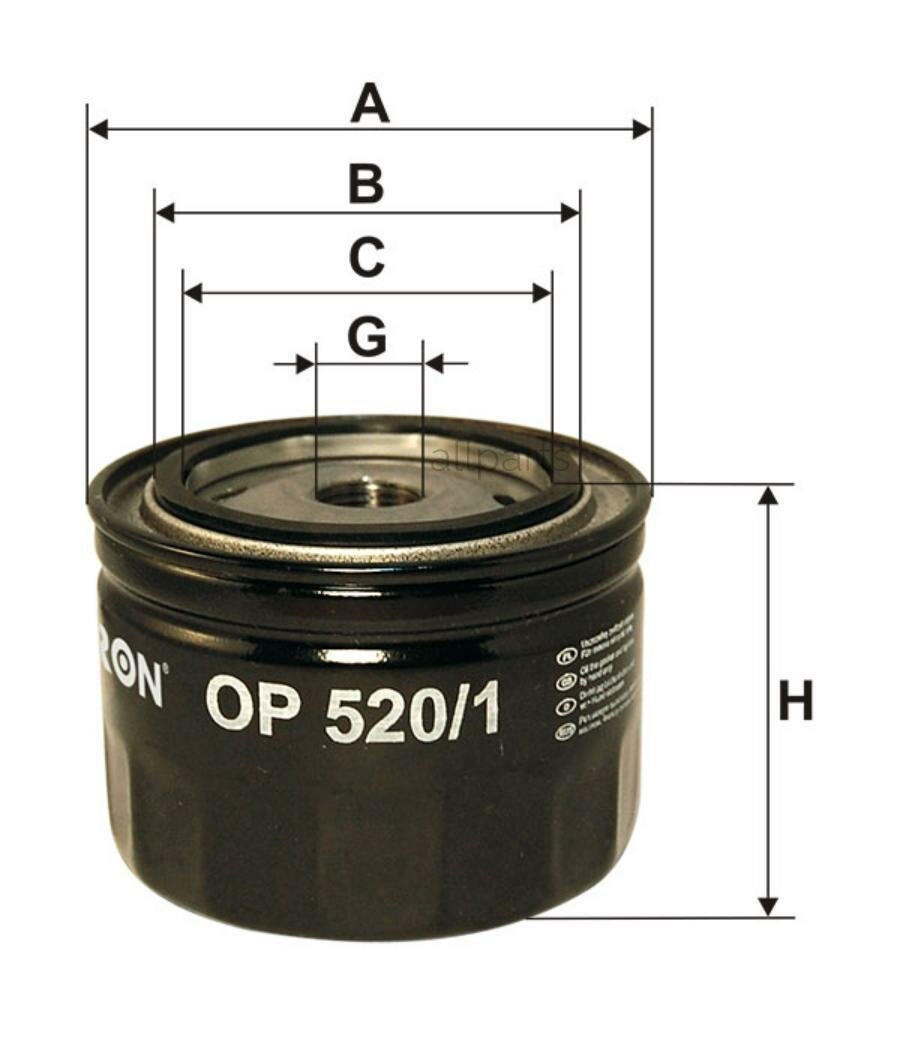 FILTRON OP5201 фильтр масляный