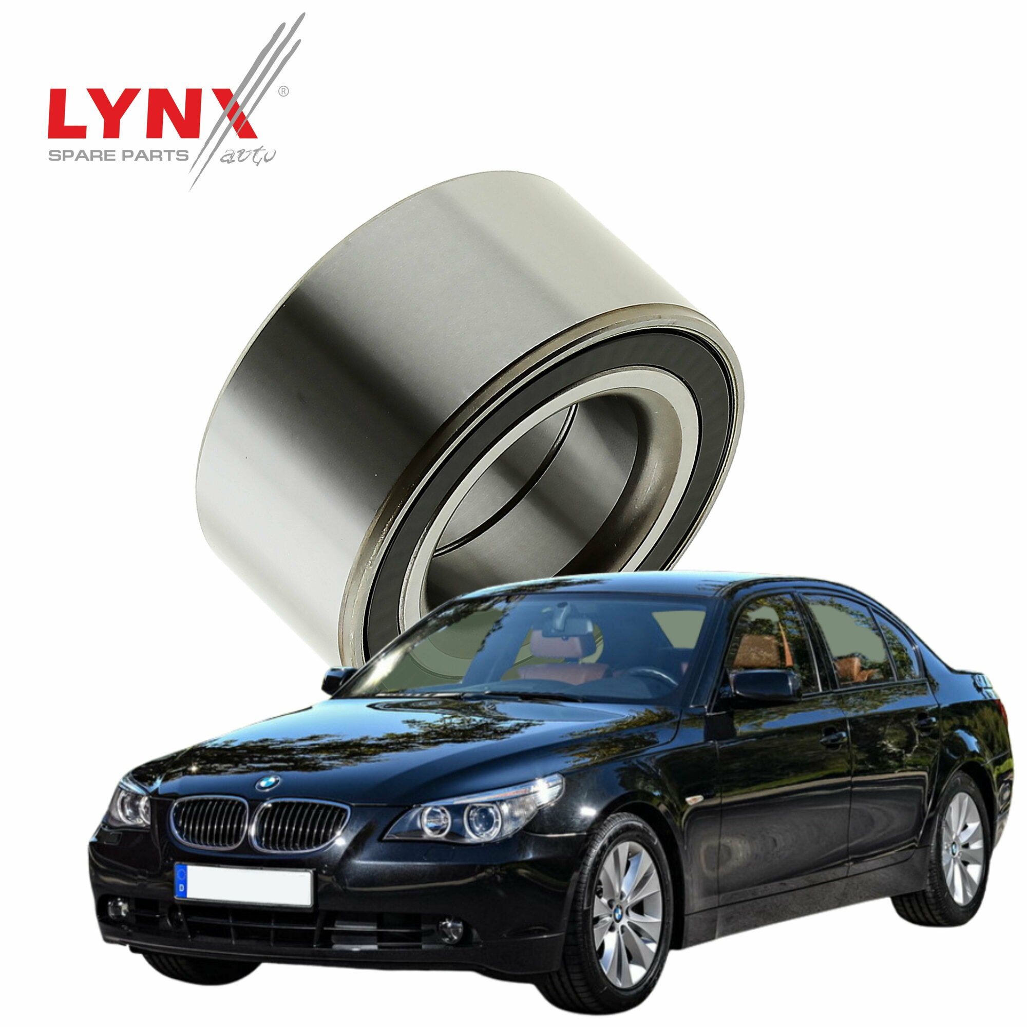 Подшипник ступицы BMW 3-Series (5) / БМВ 3 серии 2004 2005 2006 2007 2008 2009 2010 2011 2012 / передний, 1 шт LYNXauto