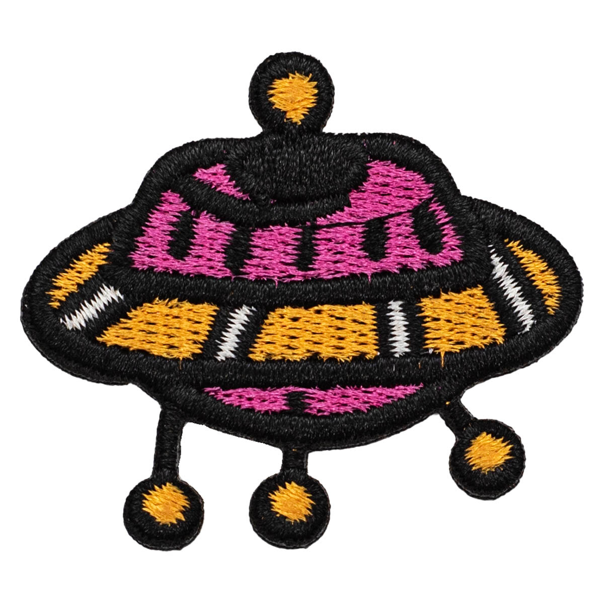 Термоаппликация на одежду Hobby&Pro 'Розово-оранжевое НЛО', 5*4,4 см