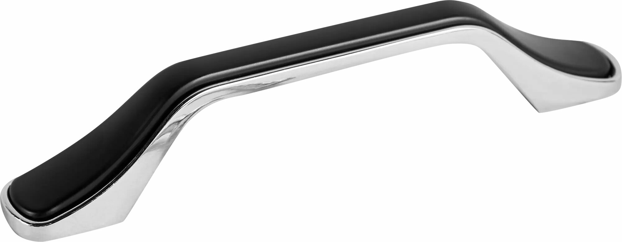 Ручка-скоба мебельная L4.026 ЦАМ 96 мм цвет хром