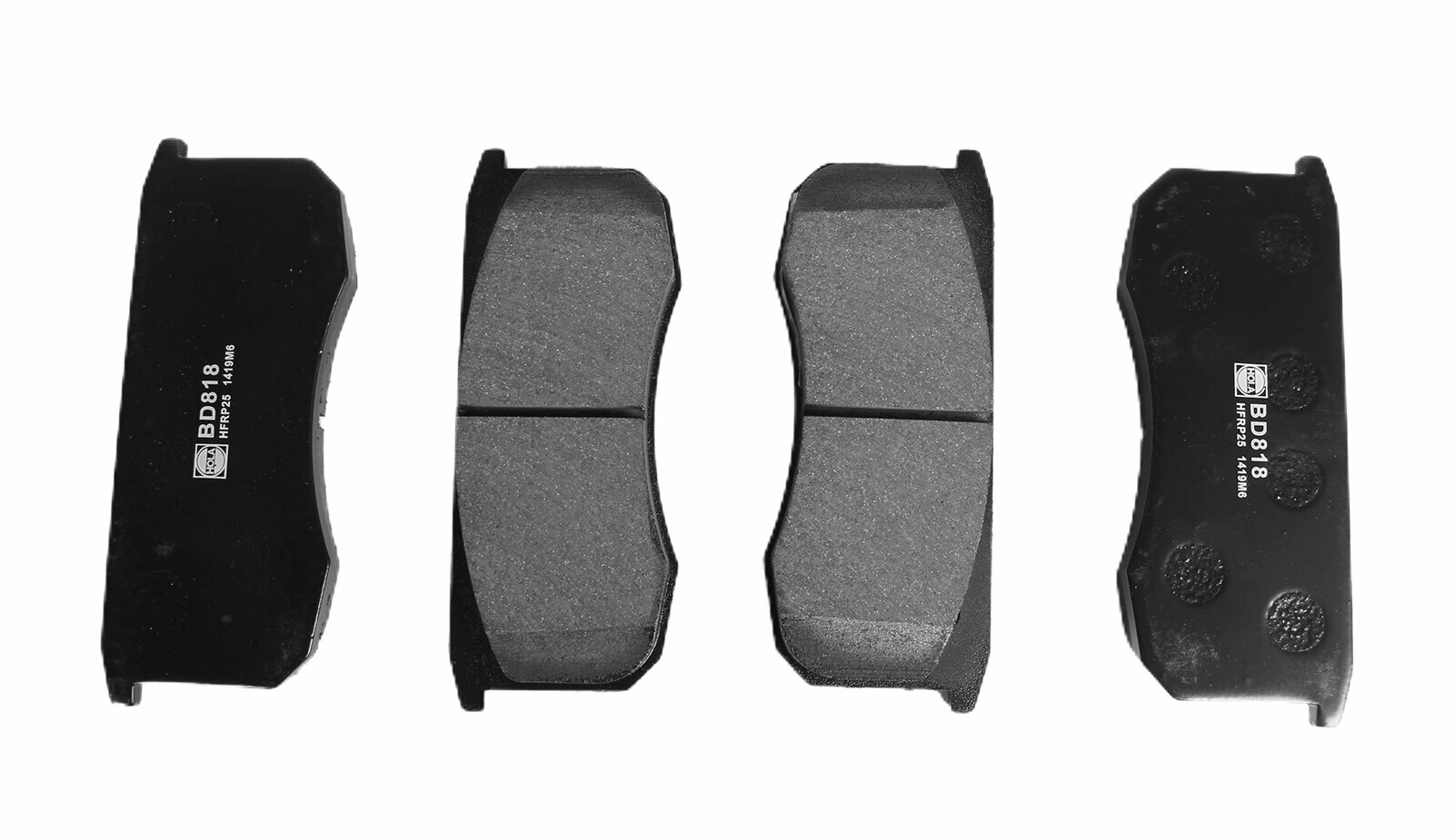 Колодки тормозные УАЗ-3160, Хантер, Патриот передние 4 штуки HOLA