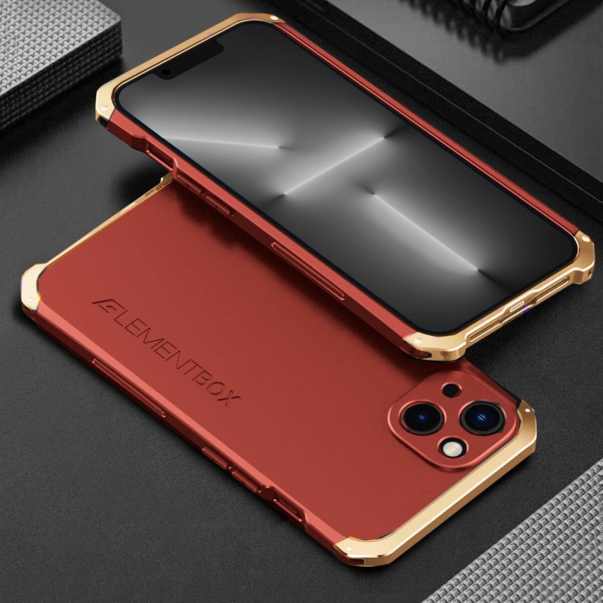 Чехол iPhone 15 (6.1") Element Box красный