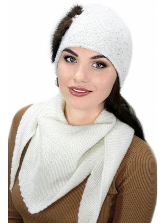 Комплект с головным убором Комплект "Адельмия" шапка+косынка для женщин