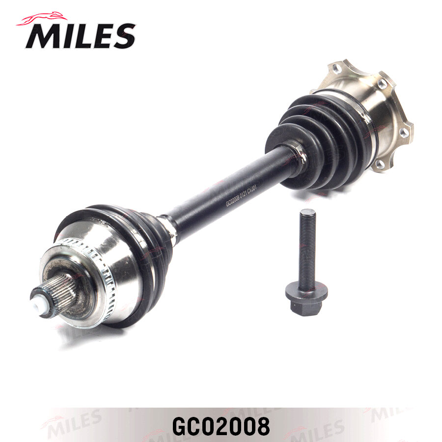 MILES Привод в сборе AUDI A4 I 2.8 96-01 правый +ABS