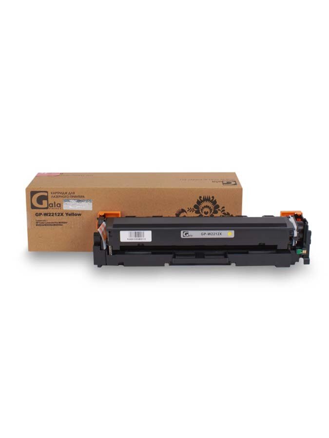 Картридж W2212X (№207X) для HP Color LaserJet Pro M282nw, M283fdw, M255nw, M283fdn GalaPrint желтый
