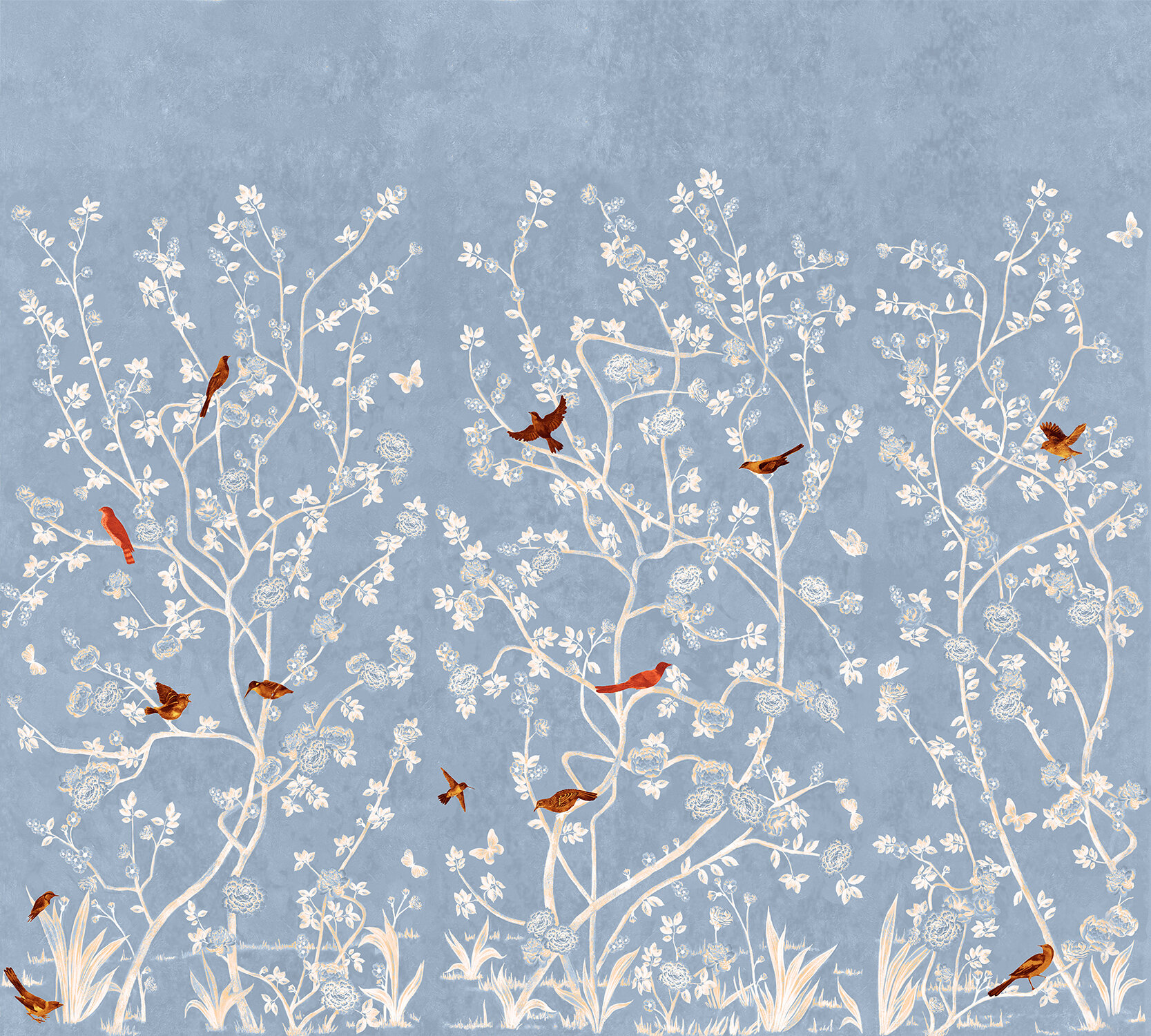 Супермоющиеся антивандальные фотообои Антимаркер, "Японская живопись", 6-A-6001, 300х270 см