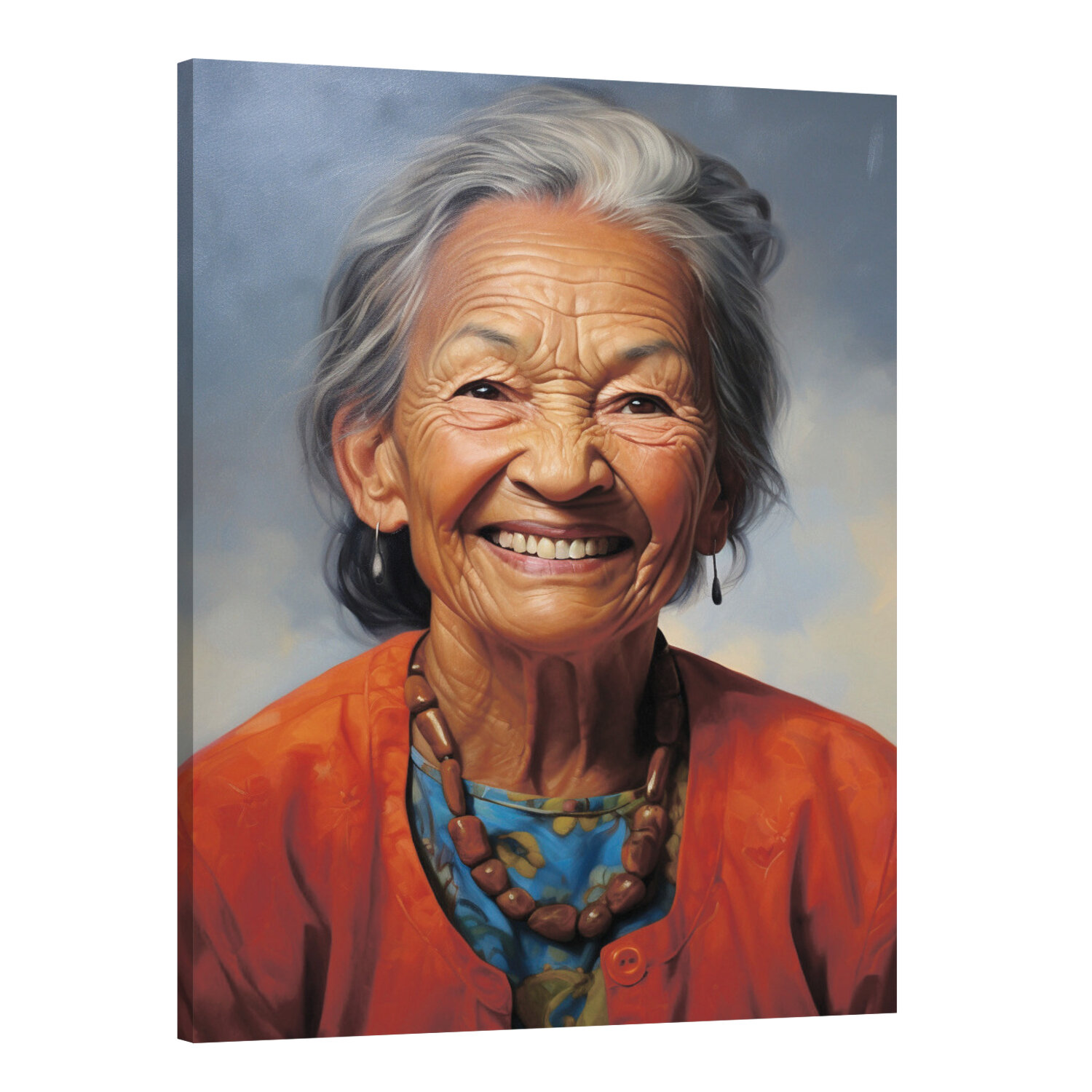 Интерьерная картина 50х70 "Бабушка"