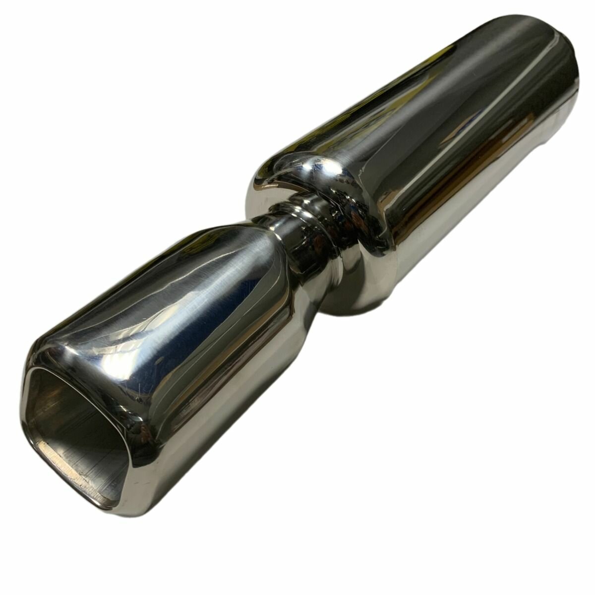 Глушитель прямоточный, спортивный HJ-A0083 (нержавеющая сталь)