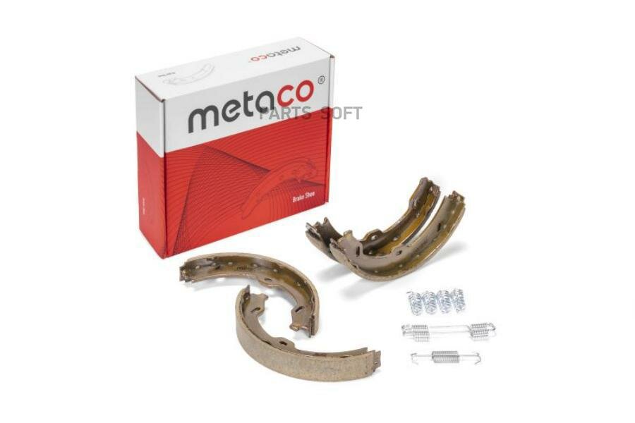3030044 METACO Колодки ручного тормоза к-кт MERCEDES BENZ W211/ W219CLS/ R230 SL/ W221 180x25ММ