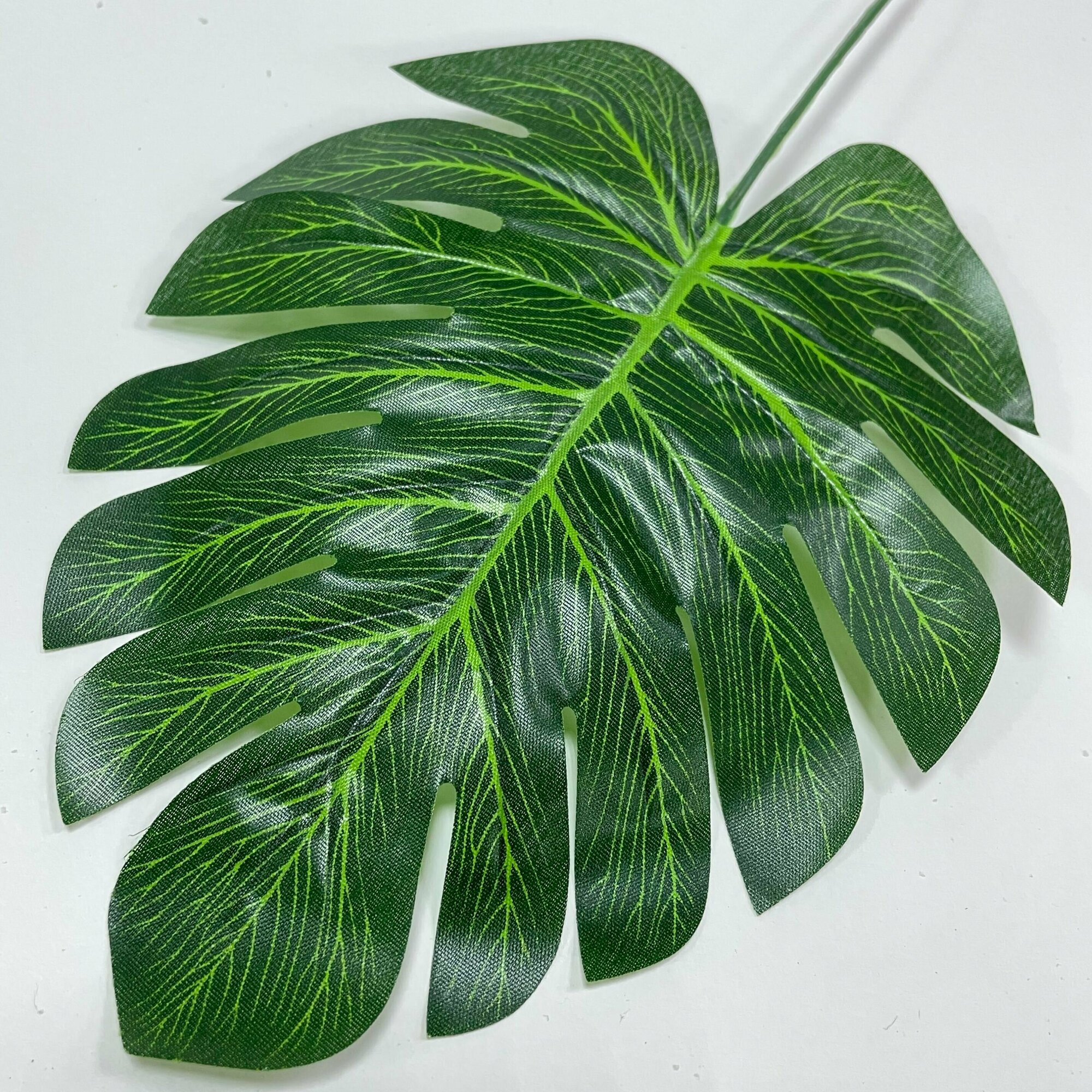 Лист Монстеры искусственный для декора, 35см, 10шт