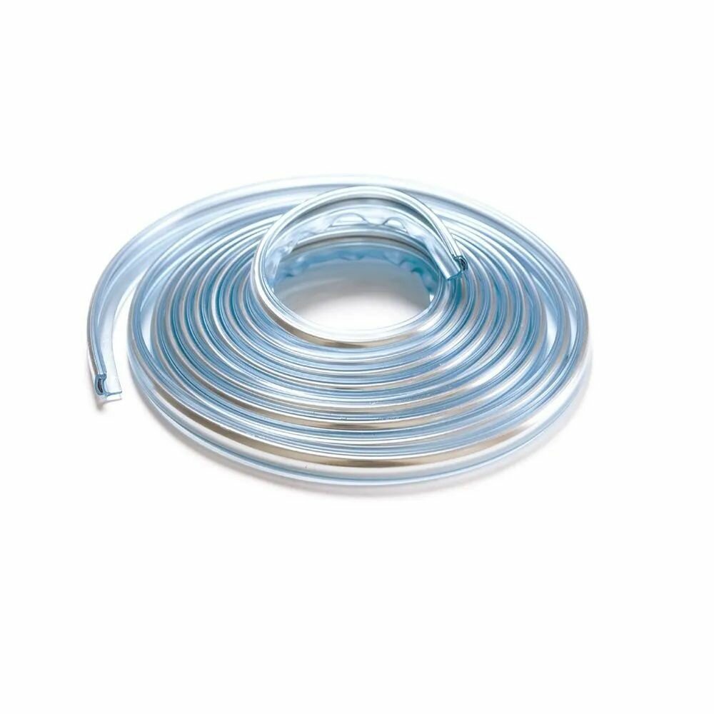 Замок лобового стекла для ВАЗ 2101-2107 Классика, 2121, 21213-14 Нива хром длина 3800 мм арт 06560