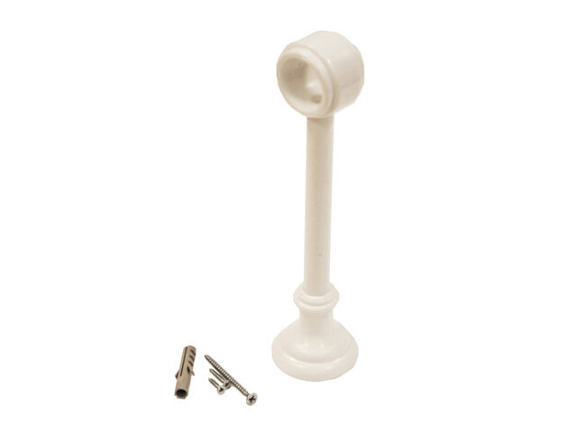 УЮТ кронштейн 28 мм, 1-рядный белый, арт.28.23.0304, монтажный элемент для профилей