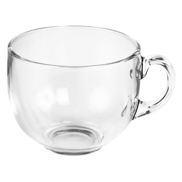 LUMINARC кружка-джамбо 500мл стеклянная посуда для напитков из прочного стекла