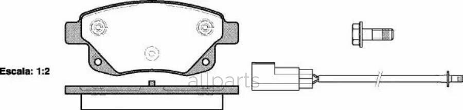 ROAD HOUSE 2125202 Колодки торм диск Ford TRANSIT 2.2 TDCi 2.3i 16v 2.4 TDCi