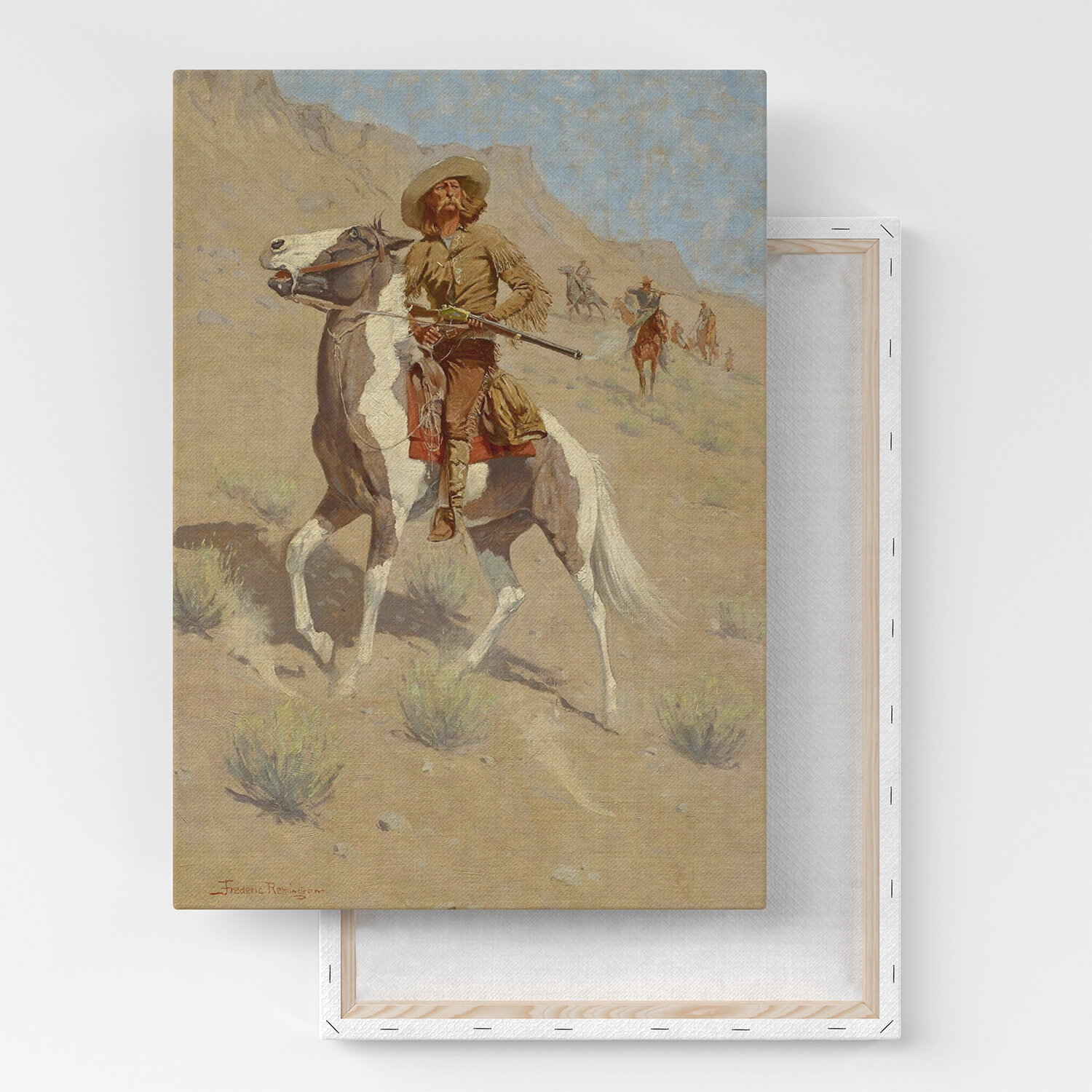 Картина на холсте, репродукция / Фредерик Ремингтон - The Scout / Размер 40 x 53 см