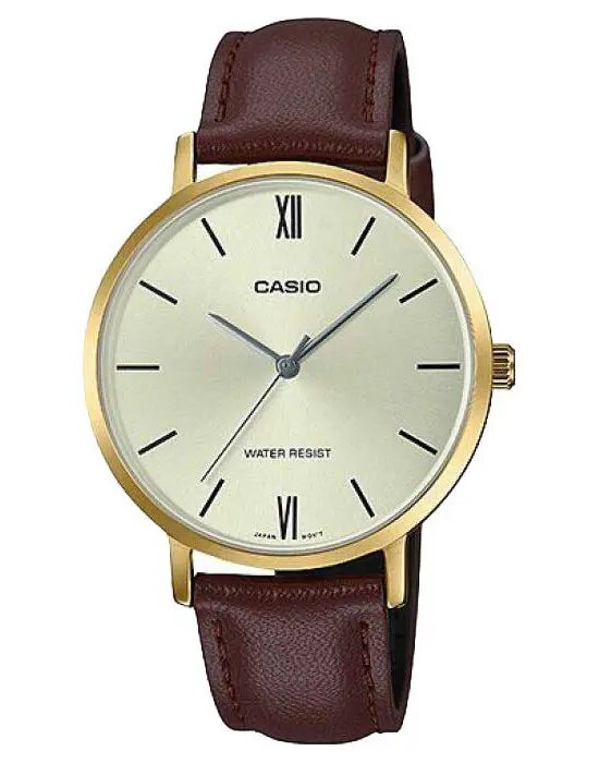 Наручные часы CASIO, коричневый/золотистый