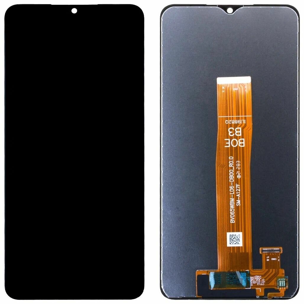 Дисплей Samsung Galaxy A12 Nacho/SM A127F с сенсором черный OR (SP)