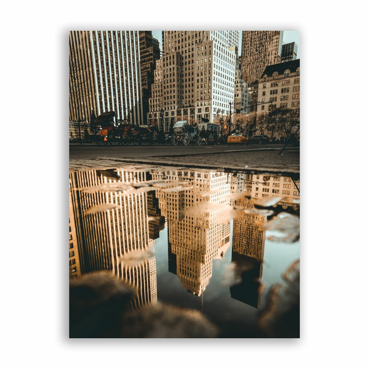 Постер, плакат на бумаге / Нью Йорк / Размер 30 x 40 см
