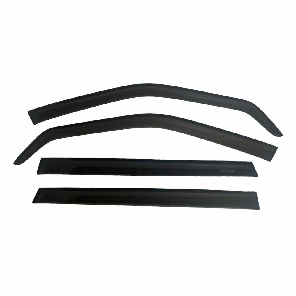 Дефлектор двери (ветровики) для ВАЗ Lada Priora, WAG (универсал) (удлиненные передние ветровики).