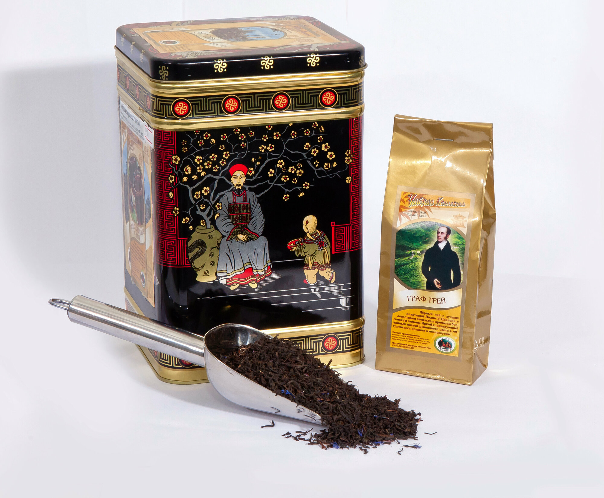 Черный чай с бергамотом Граф Грей 100г