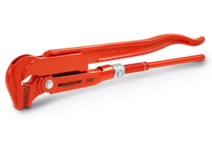 Ключ трубный Matador 1', комбинированный, рычажный, 90°, 1 дюйм