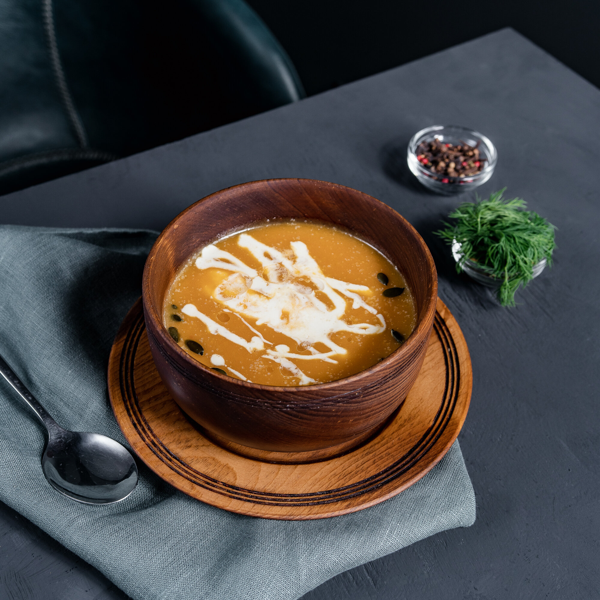 Бульонная пара Art of Siberia из сибирского кедра. TN65