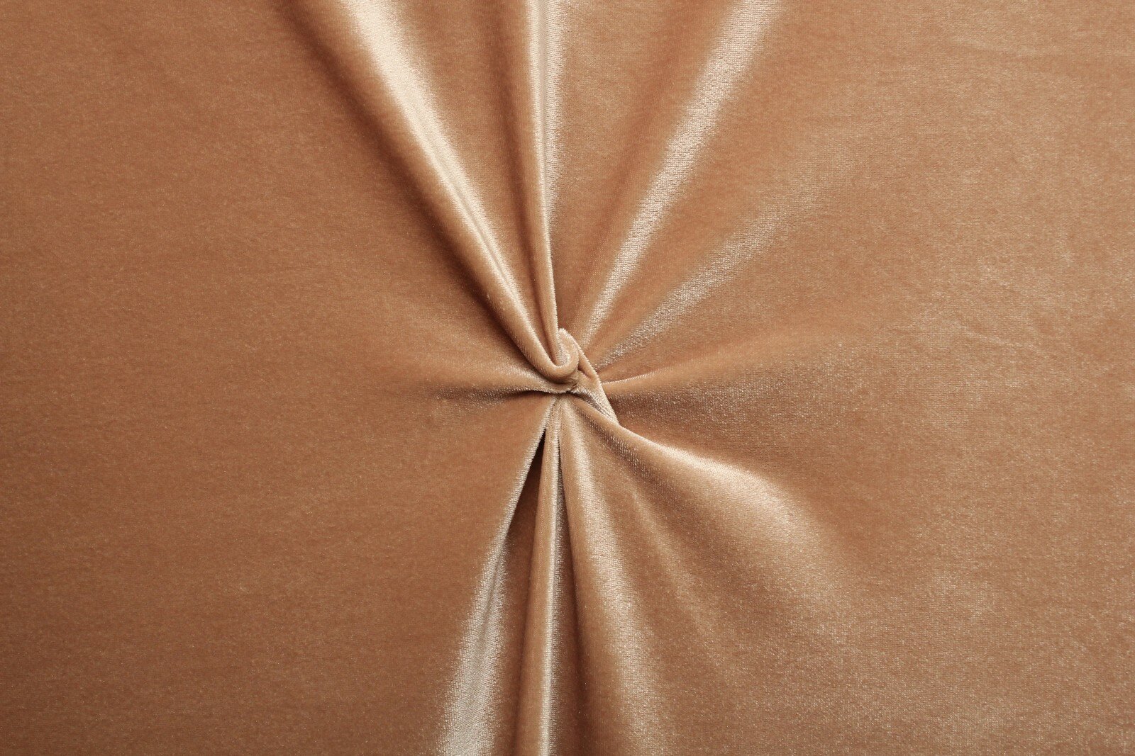 Ткань Бархат-стрейч бежево-песочный, ш150см, 0,5 м