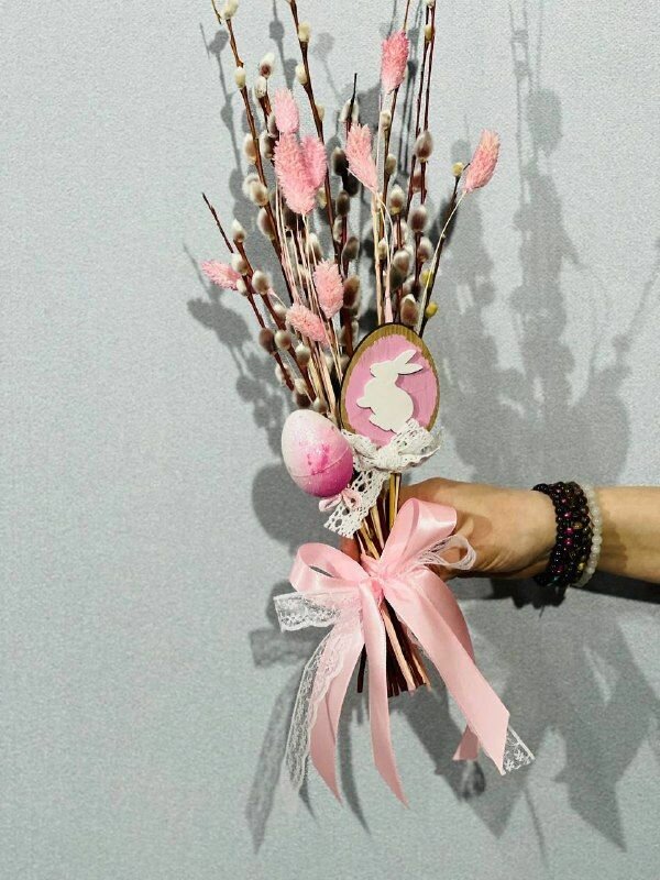 Вербный букет / Верба живая / Пасхальная композиция