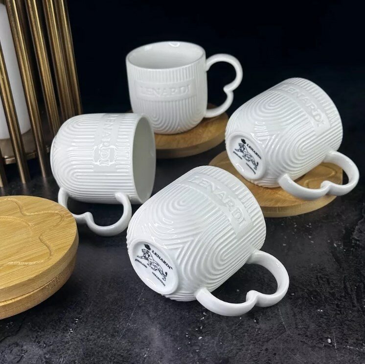 Кофейный набор на 6 персон 125 мл BAMBOO Фарфор 140-052 118-140-052