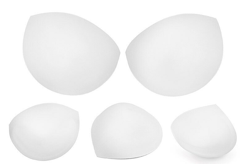 Чашечки для бюстгальтера (чашки корсетные) PUSH-UP р. one size цв. белый (2 комплекта)