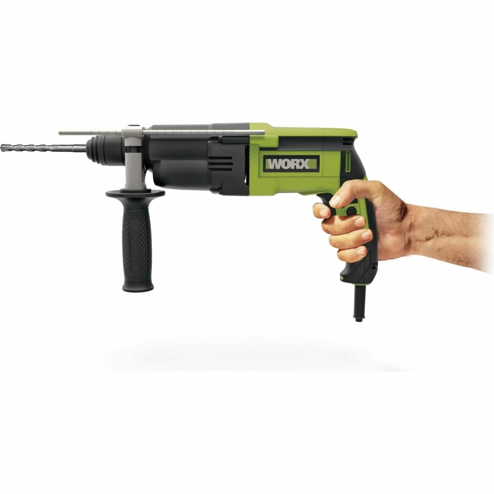 WORX Перфоратор Professional WU340S, 800Вт, 26мм, 3Дж, кейс WU340S
