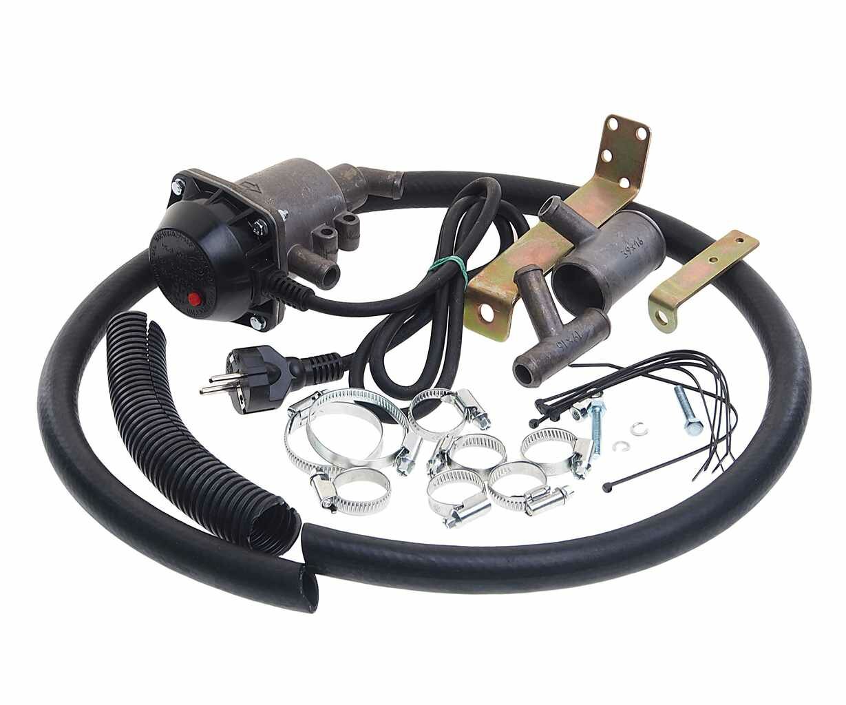 Подогреватель предпусковой электрический ГАЗ-3302 дв. CUMMINS 2.0кВт 220В+монтажный комплект Старт-М, 04SM01120, старт