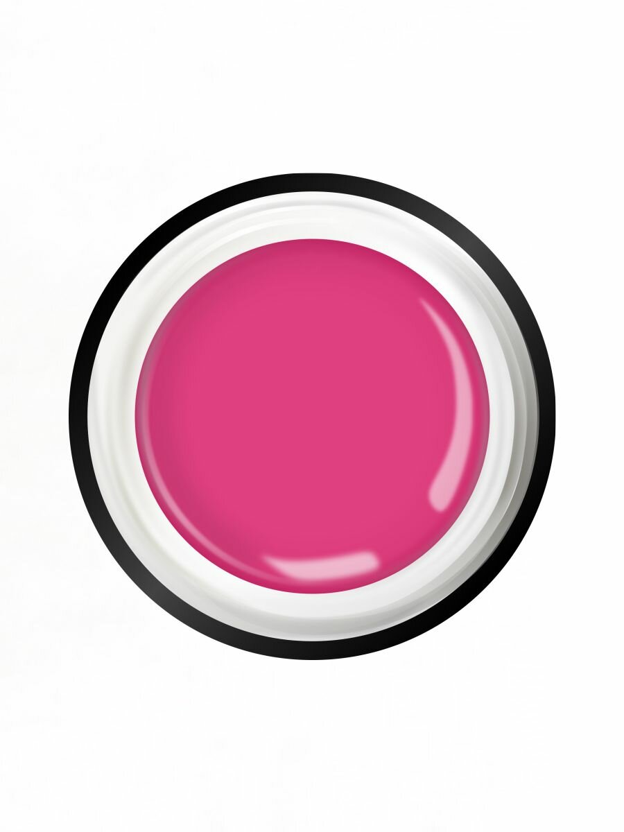 Nail Club Гель-краска для ногтей с липким слоем GO-24 Rose, 5 мл.