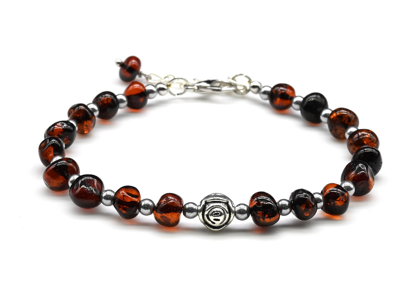 Браслет, янтарь