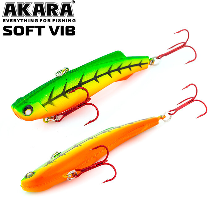 Воблер Akara раттлин Soft Vib 85 мм 39 гр. A145
