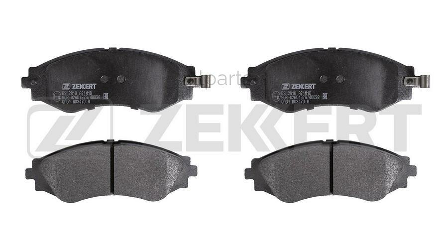ZEKKERT BS-2810 Колодки торм. диск. передн. Chevrolet Optra (1J) 03- Daewoo Lanos (KLAT) 97- Nubira (KLAJ) 97-
