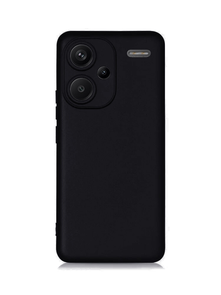 Чехол-накладка Borasco Silicone Case для смартфона Xiaomi Redmi Note 13 Pro+, чёрный