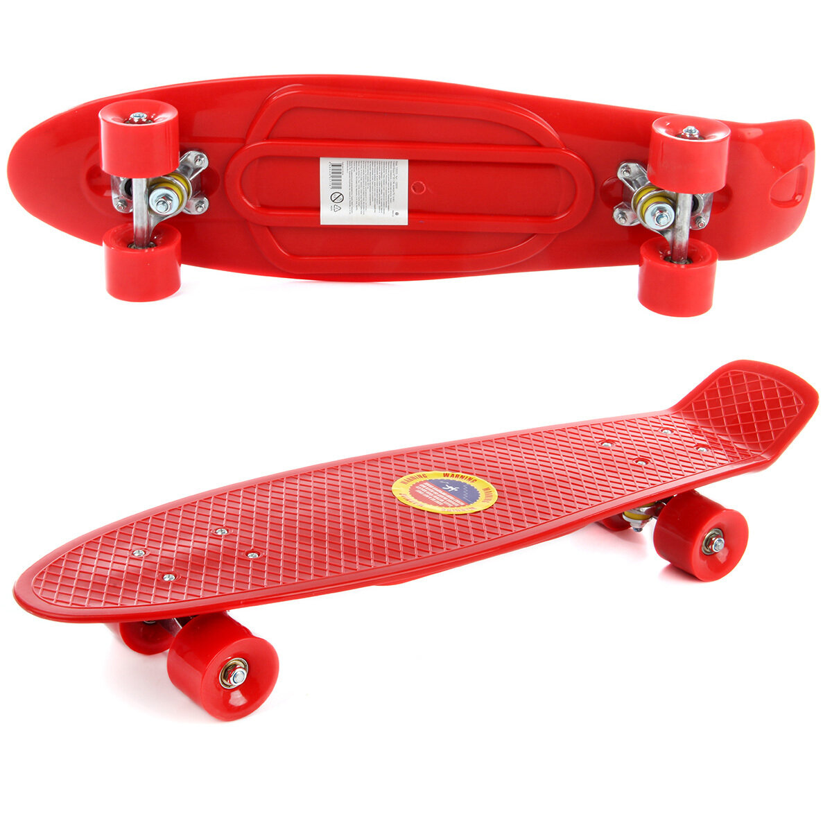 Скейтборд 64*18 см, PU колеса, Veld Co / Пенни борд / Пластиковая доска для катания, 126620