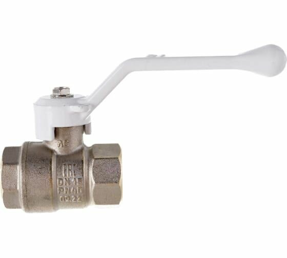 Шаровой кран LD PRIDE 1/2' вн/вн рукоятка, белая 544496