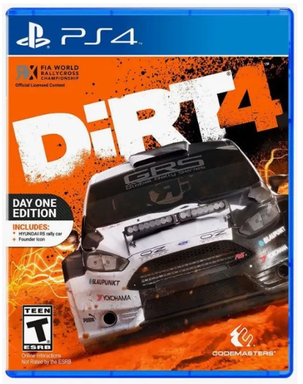 Игра DiRT 4 Day One Edition (Издание первого дня) для PlayStation 4. Уцененный товар